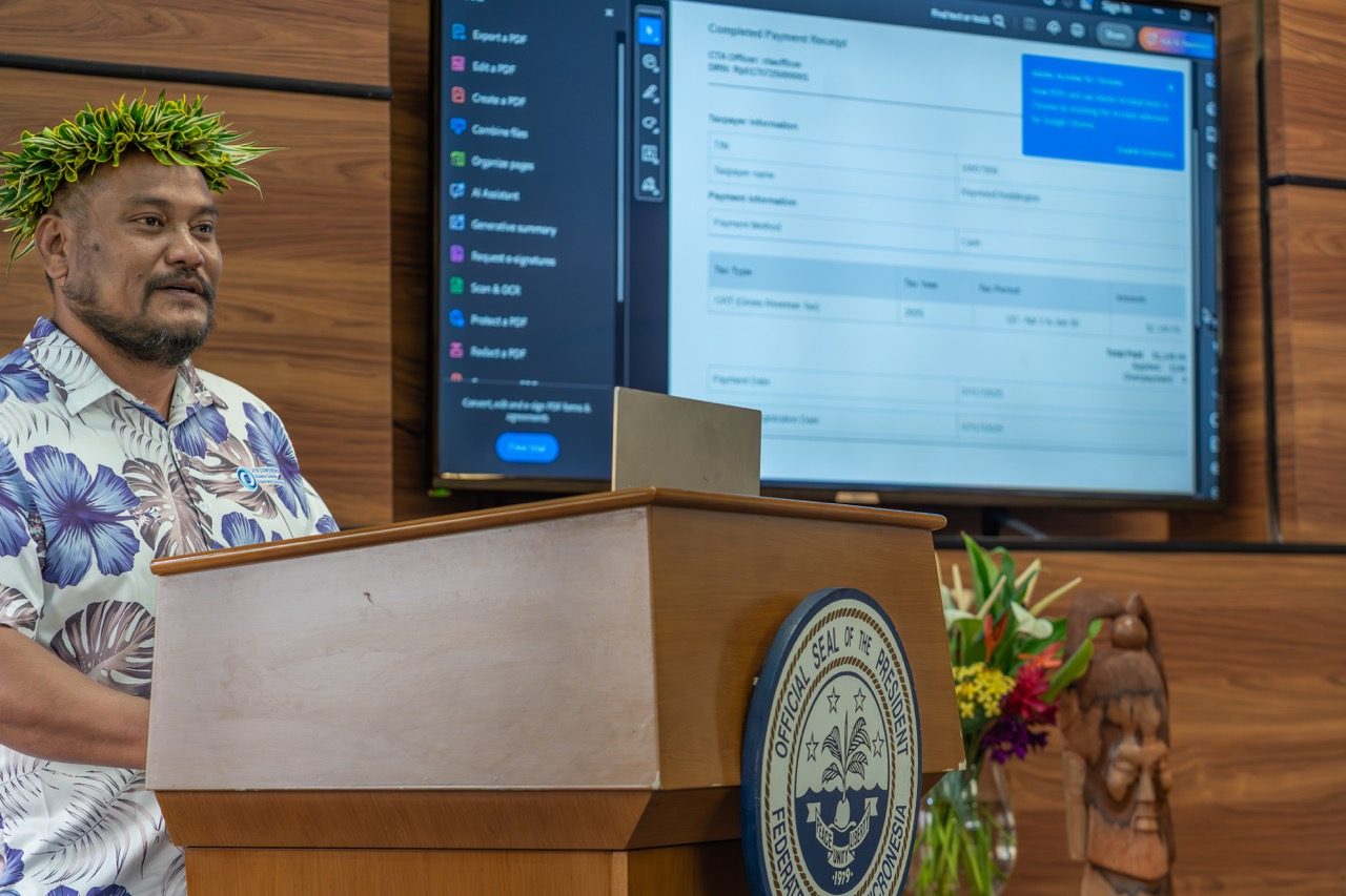 FSM Launches National Revenue Management System - FSM DoFA